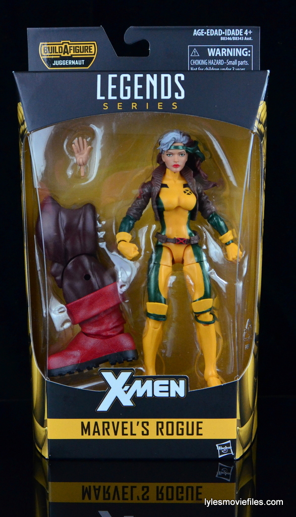 Marvel Legends Rogue figure review X-Men Build-A-Juggernaut wave ...
