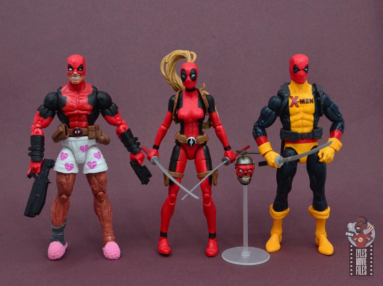 Marvel Legends Lady Deadpool figure review - Build-A-Figure Sauron wave