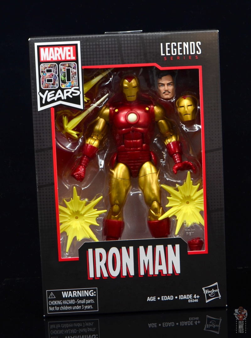Marvel Legends Iron Man figure review 80th anniversary