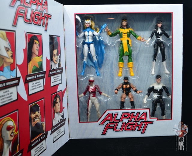 Marvel Legends Alpha Flight figure set review - Lyles Movie Files