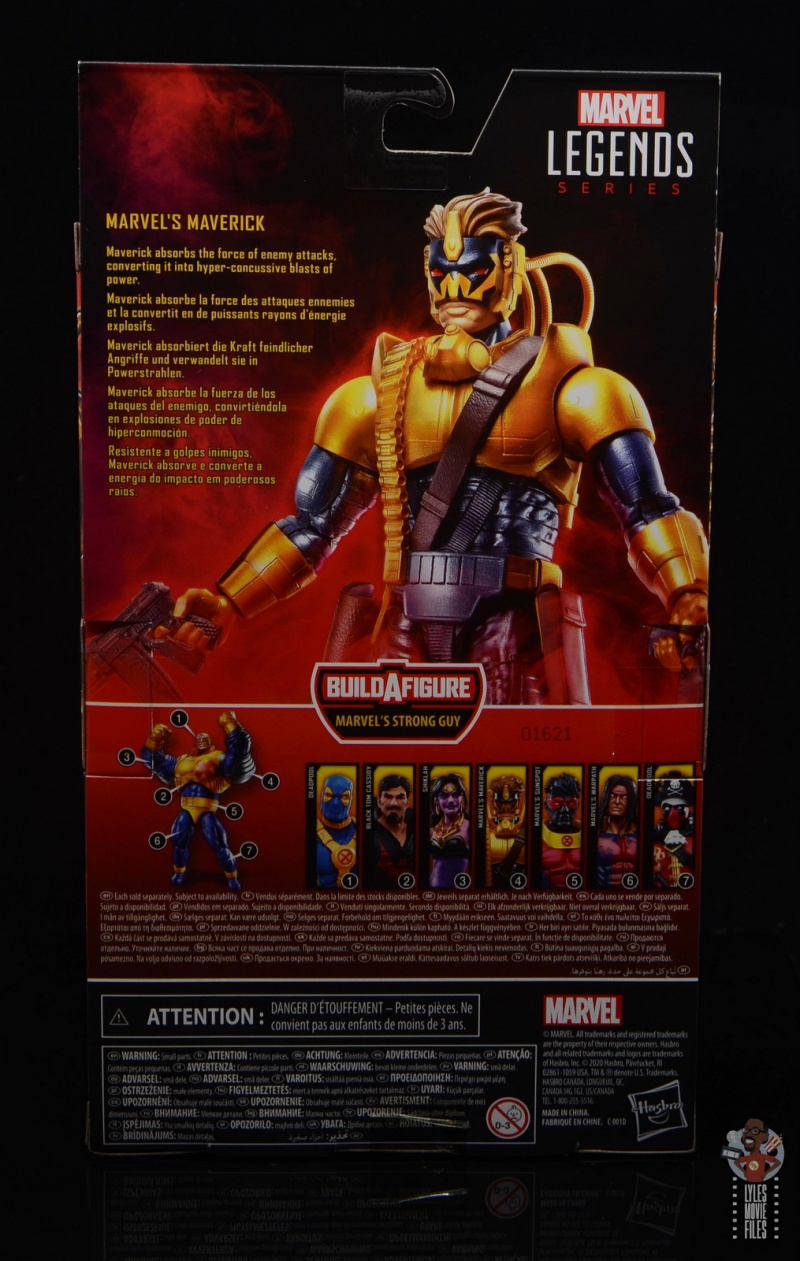 Marvel Legends Maverick figure review - Build-a-Figure Strong Guy wave ...