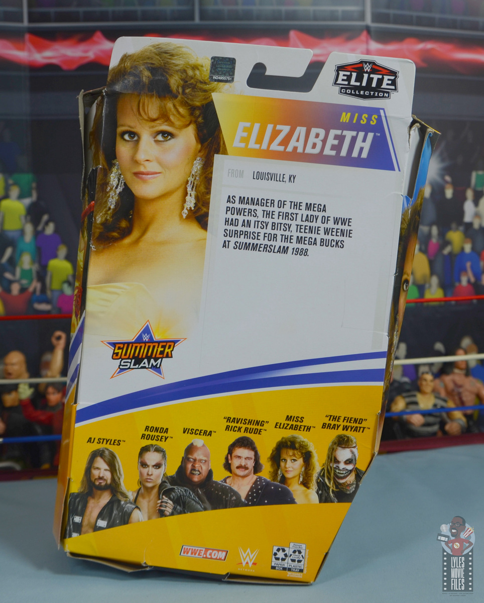 WWE Elite Miss Elizabeth figure review - Series #77