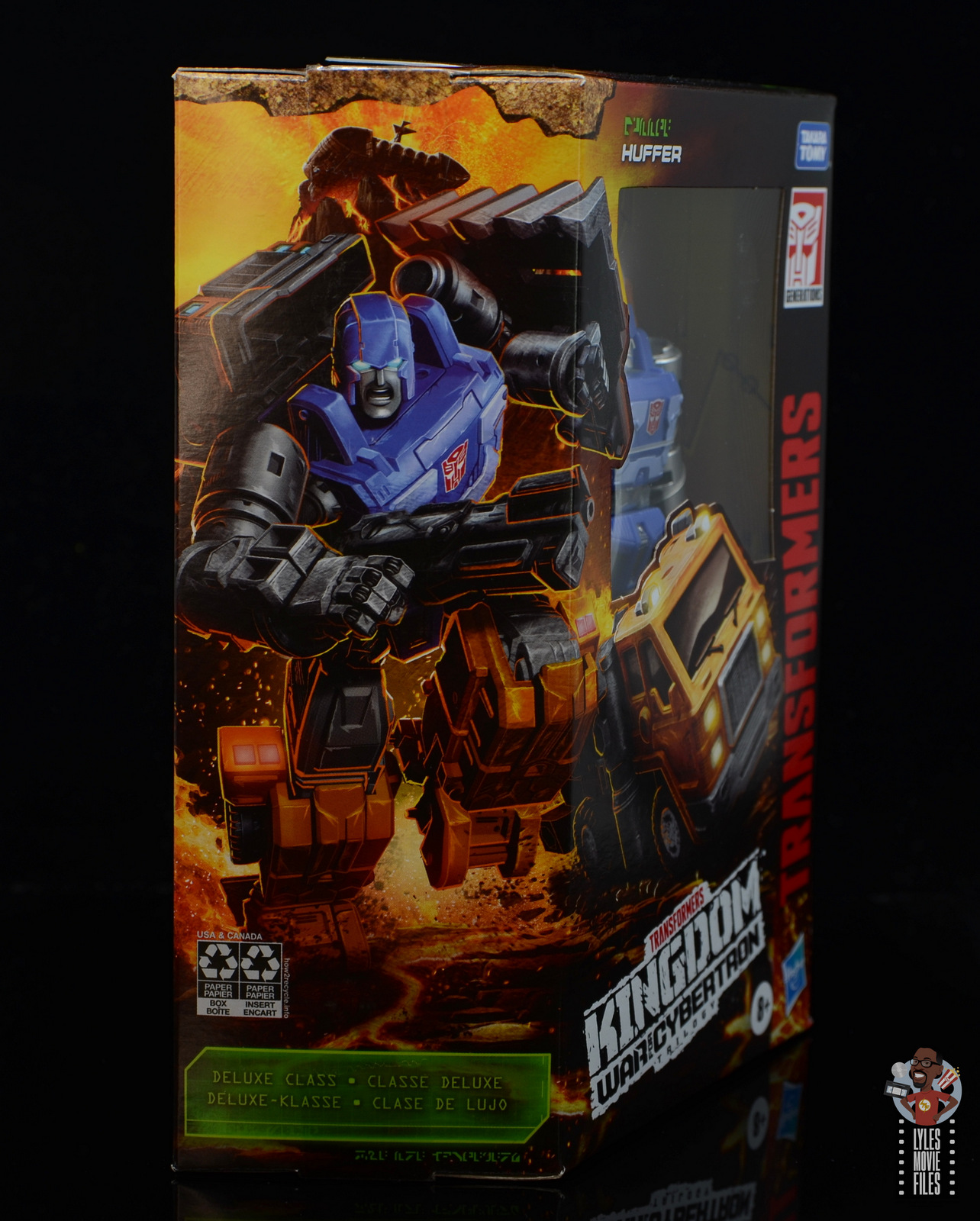 Transformers Kingdom War for Cybertron Huffer figure review