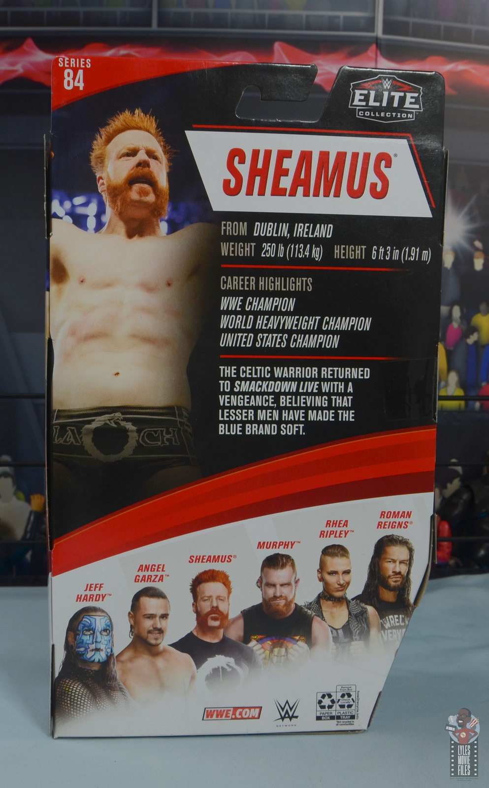 WWE Elite Series 84 Sheamus figure review - Lyles Movie Files
