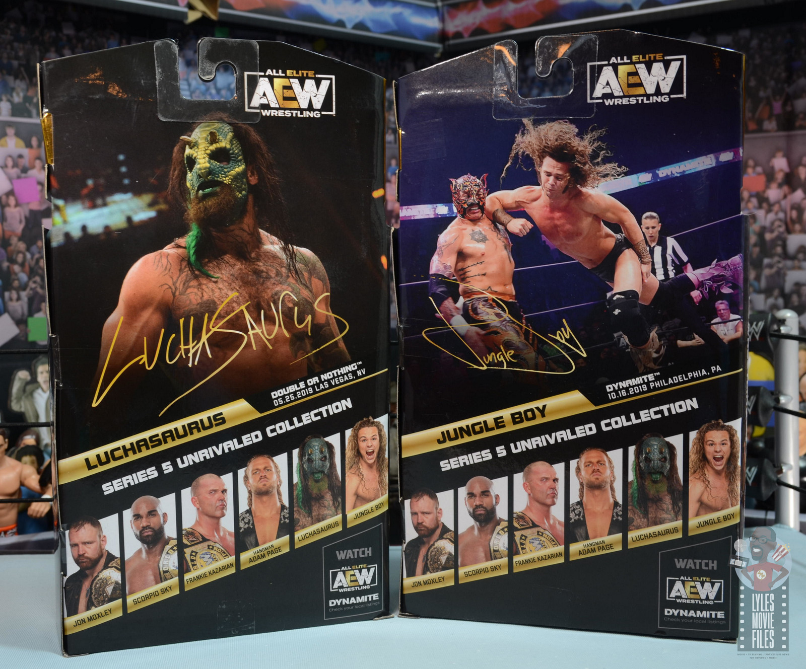 AEW Unrivaled Series 5 Jungle Boy and Luchasaurus review - Lyles Movie ...