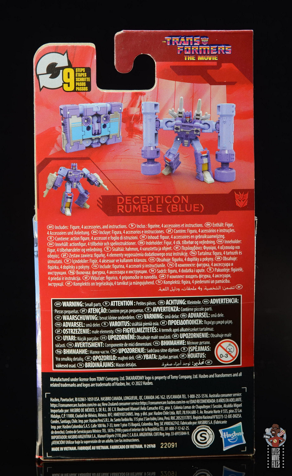 Transformers Studio Series 86 Core Rumble review - Lyles Movie Files