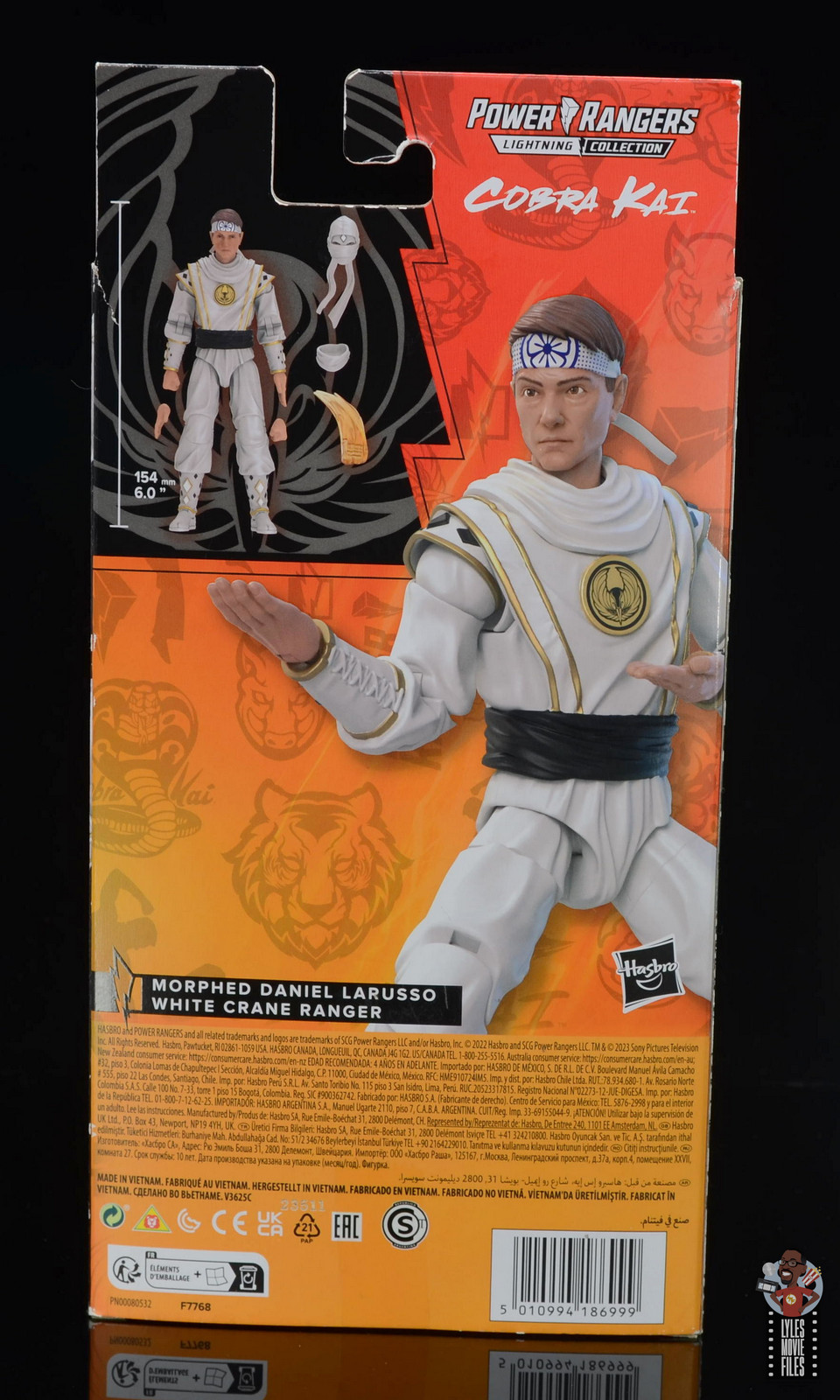 Power Rangers Cobra Kai Lightning Collection Daniel Larusso White Crane ...