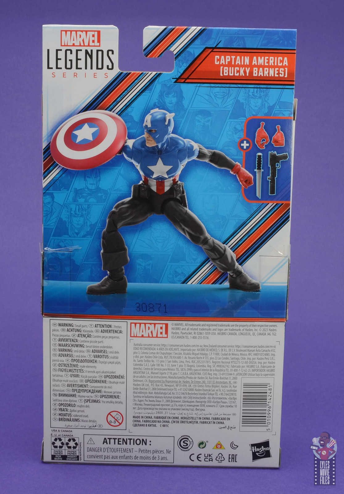 Marvel Legends Captain America Bucky Cap (2023) review